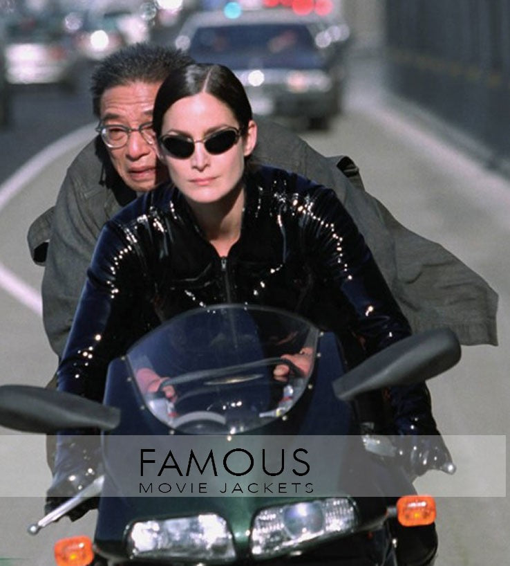 Matrix Reloaded Trinity Leather Coat