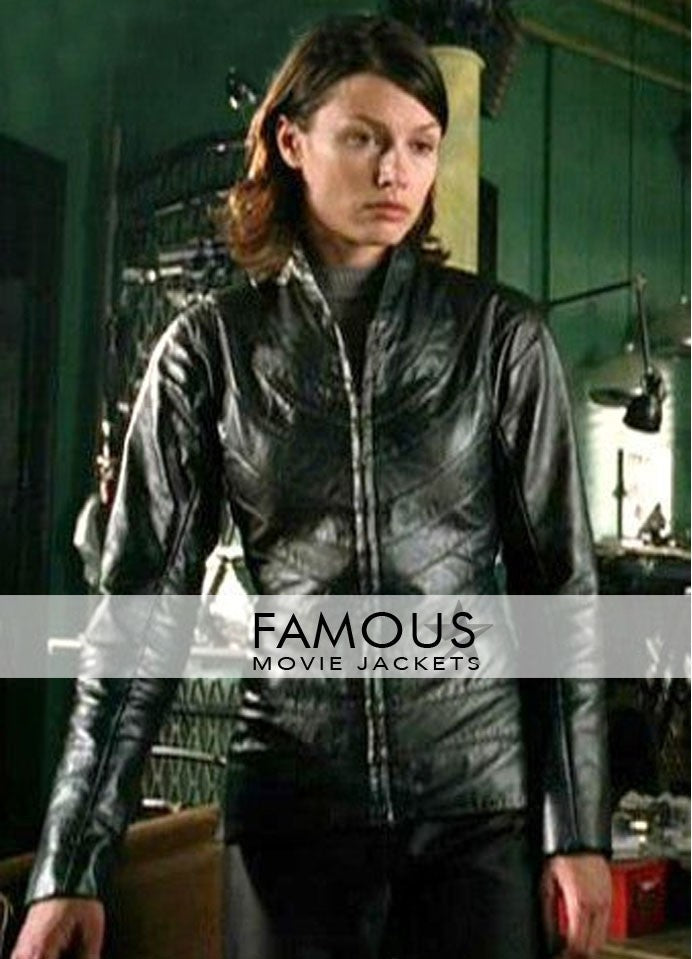Bridget Moynahan I Robot Black Jacket
