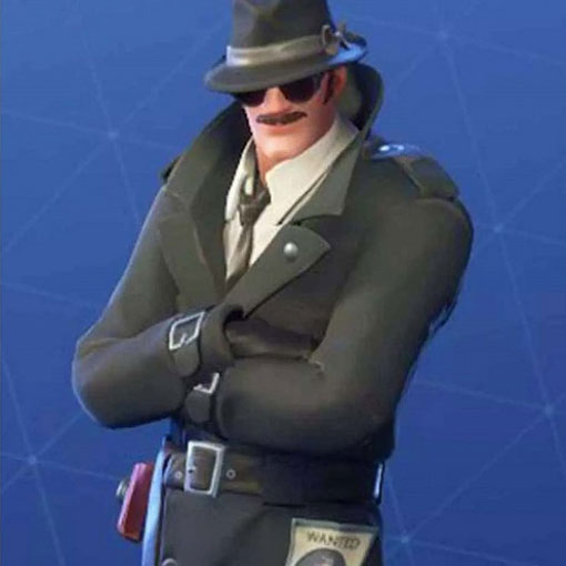 Noir Skin Fortnite Wool Coat