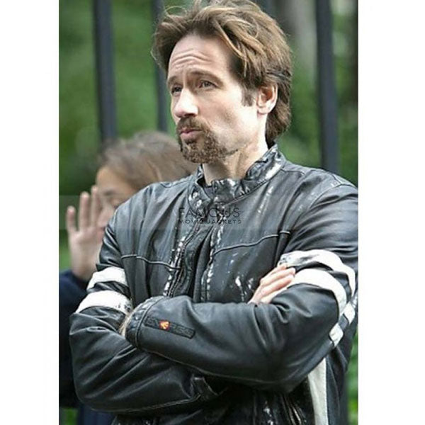 House D David Duchovny (Tom Warshaw) Stripes Jacket
