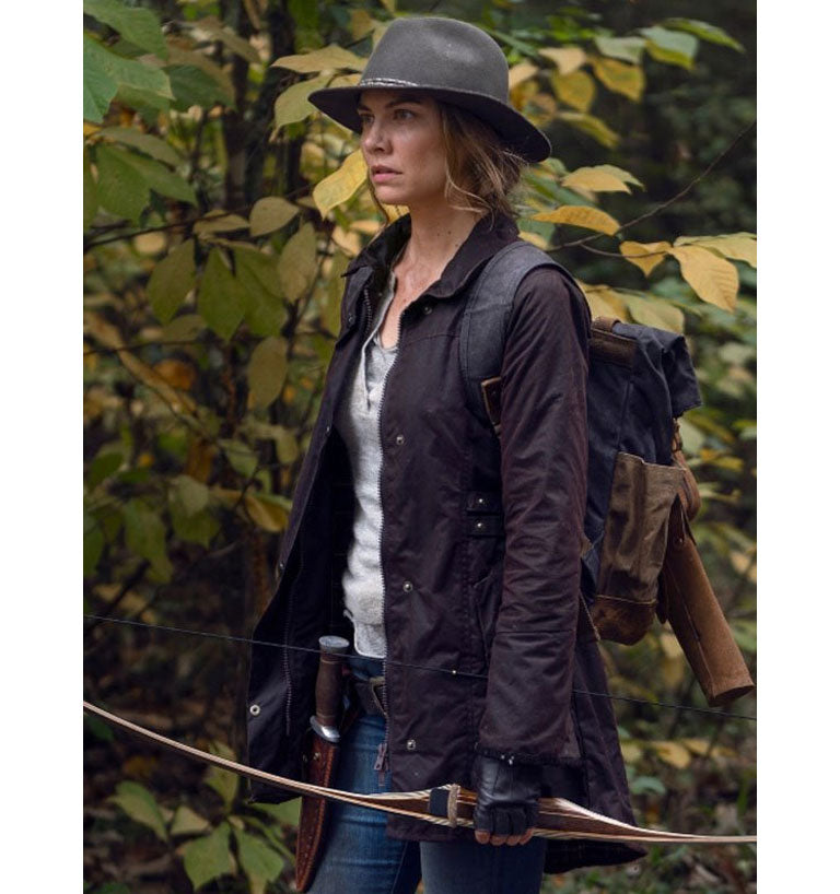 The Walking Dead Maggie Rhee Brown Jacket