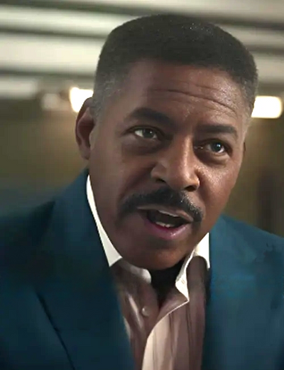 Ernie Hudson Ghostbusters Frozen Empire Blue Blazer