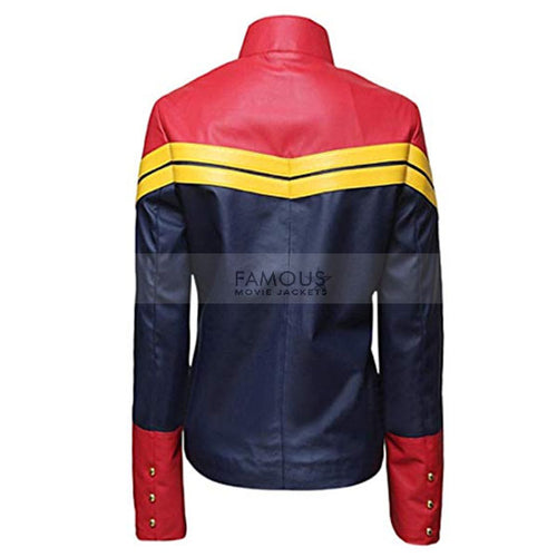 Captain Marvel Carol Danvers Leather Jacket