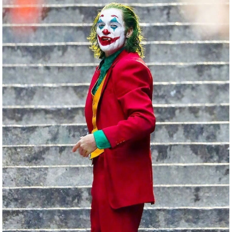 Joaquin Phoenix Red Coat From Joker Movie